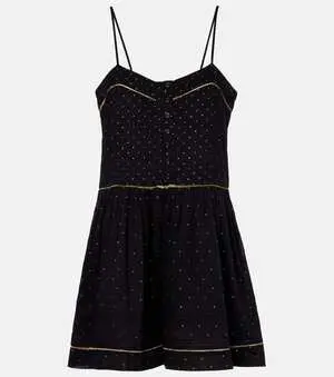 MARANT ETOILE Vickie Polka-dot Cotton Romper