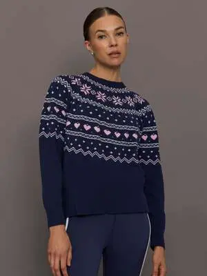 Beach Riot Fair Isle Knit Crew Sweater
