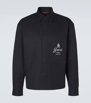 Gucci Logo Cotton Shirt