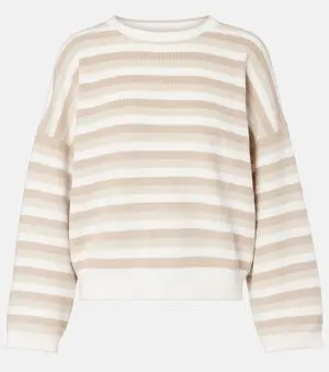 Brunello Cucinelli Striped Cotton Sweater
