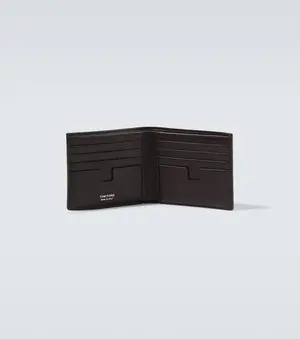 TOM FORD Croc-effect Patent Leather Bifold Wallet