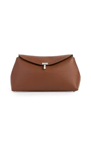 TOTEME T-lock Leather Clutch