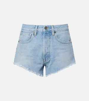 Alanui Island's Diary Denim Shorts - Blue