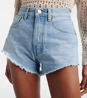 Alanui Island's Diary Denim Shorts