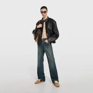 Gucci Worn-out Effect Screener Sneaker - Beige