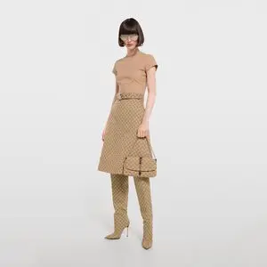 Gucci Aperitivo Medium Gg Canvas Shoulder Bag - Beige