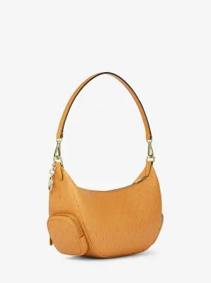 Michael Kors Merritt Medium Signature Logo Convertible Shoulder Bag