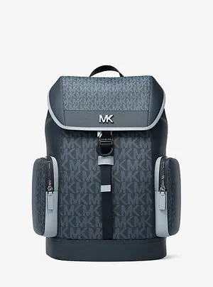 Michael Kors Signature Logo City Backpack - Blue