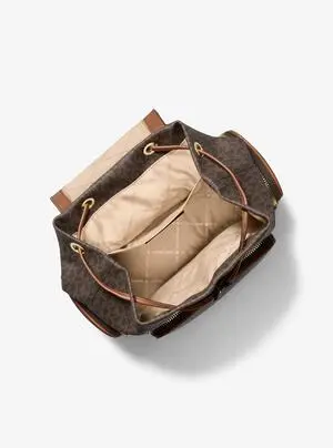 Michael Kors Merritt Small Signature Logo Cargo Backpack