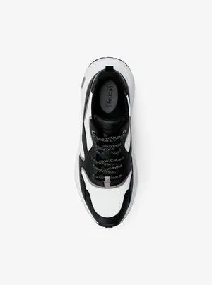 Michael Kors Levie Mixed-media Trainer