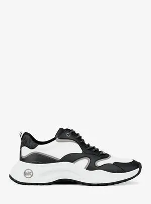 Michael Kors Levie Mixed-media Trainer