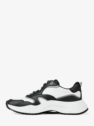 Michael Kors Levie Mixed-media Trainer