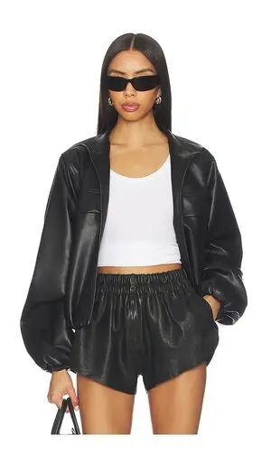 Superdown Kaelynn Faux Leather Jacket