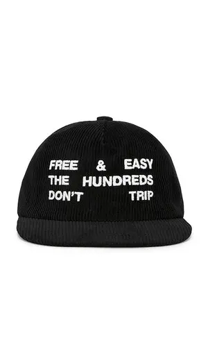 THE HUNDREDS X Free And Easy Snapback Hat - Black