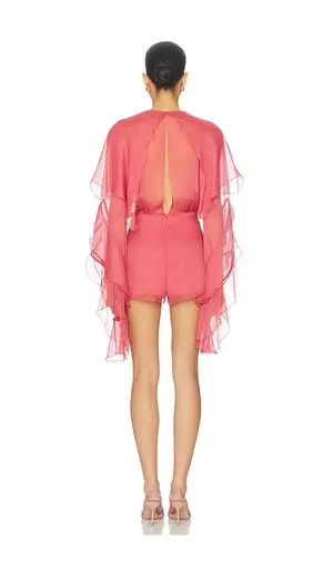 Bardot Carson Ruffle Playsuit