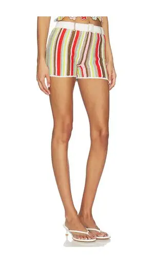 My Beachy Side Hand-crocheted Shorts - Multi