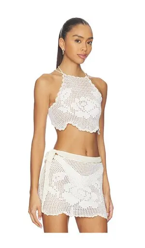 My Beachy Side Isla Hand-crocheted Top