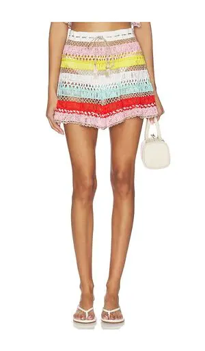 My Beachy Side Cleo Hand-crocheted Skirt - Multi
