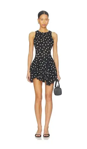 Free People Raven Printed Mini Dress