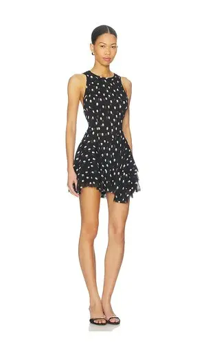 Free People Raven Printed Mini Dress