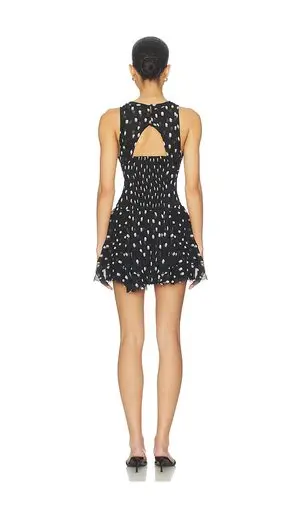 Free People Raven Printed Mini Dress