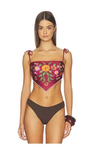 Agua Bendita X Avorio Bikini Top - Bahia