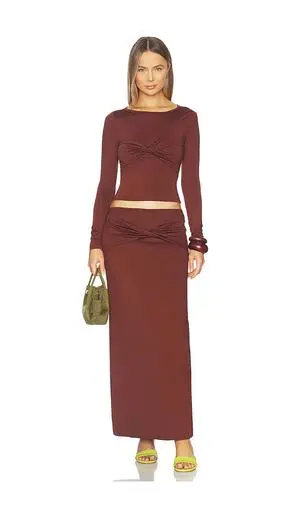 SEVEN WONDERS Kamilla Twist Long Sleeve Top