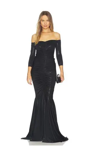 Norma Kamali Shirred Evening Dresses