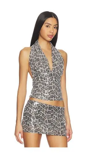 Miaou Mathilde Top - Leopard