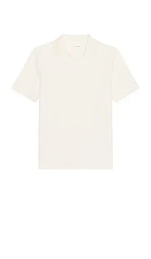 SAMSOE SAMSOE Samac V-neck Polo In Cream
