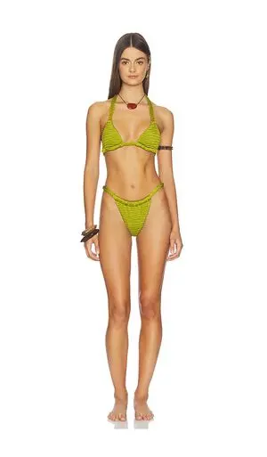 LOVEWAVE The Caliste Bottom - Olive Green