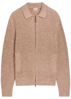 TOD'S Ribbed Cotton-knit Cardigan