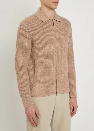 TOD'S Ribbed Cotton-knit Cardigan