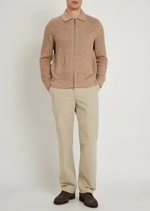 TOD'S Ribbed Cotton-knit Cardigan
