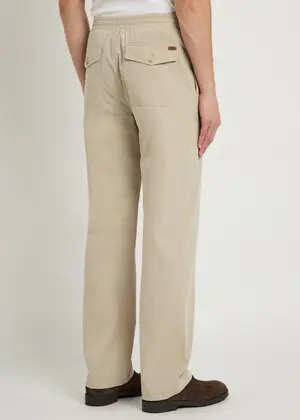 TOD'S Straight-leg Cotton-blend Trousers