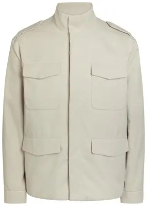 TOD'S High-neck Woven Jacket
