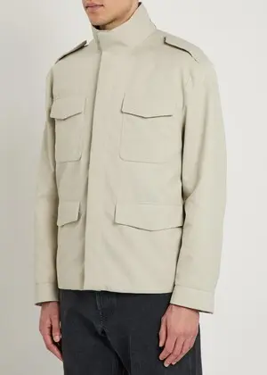 TOD'S High-neck Woven Jacket