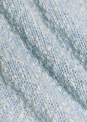 SLOWEAR Cotton Knit Crew-neck Jumper - Light Blue