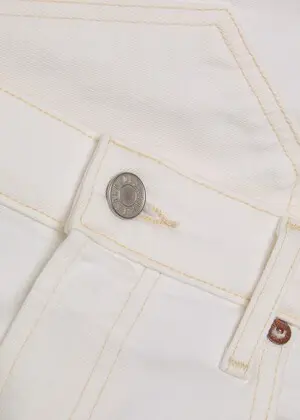 AGOLDE Harper Crop Straight-leg Jeans - White
