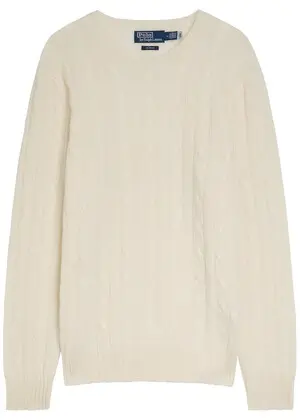 Polo Ralph Lauren Cable-knit Cashmere Jumper - Ecru