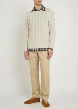 Polo Ralph Lauren Cable-knit Cashmere Jumper - Ecru