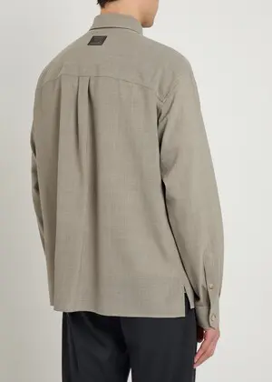 Dolce & Gabbana Wool Shirt - Beige