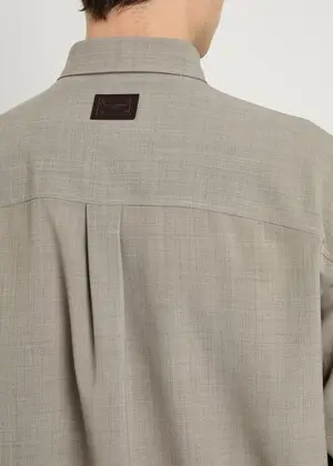 Dolce & Gabbana Wool Shirt - Beige