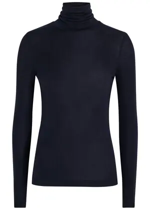 AGOLDE Pascale Turtleneck Stretch-Lyocell Top