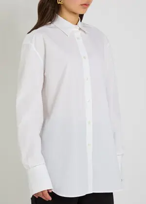 Another Tomorrow Cotton-poplin Shirt