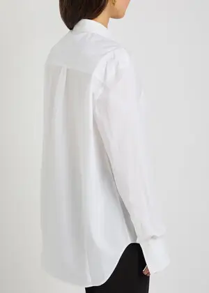 Another Tomorrow Cotton-poplin Shirt