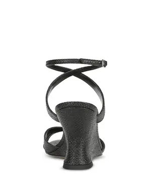 Sam Edelman Davi Wedge Sandals - Black