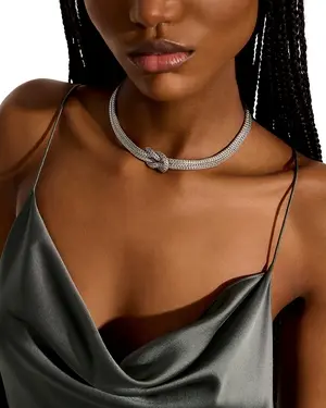 John Hardy Sterling Love Knot Double Strand Chain Necklace