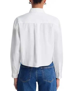 PERFECTWHITETEE Naomi Crop Shirt