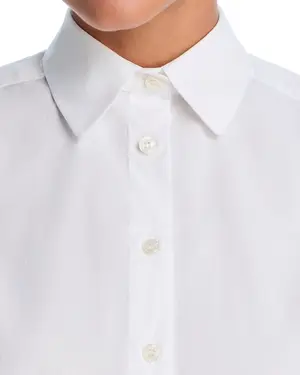 PERFECTWHITETEE Naomi Crop Shirt
